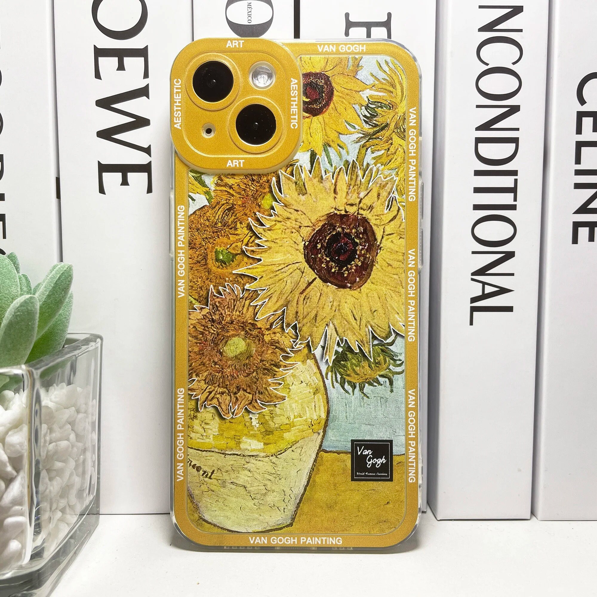 Van Gogh Sunflowers the Starry Night Art Aesthetic Phone Case for iPhone 15 14 13 12 11 Pro Max ...