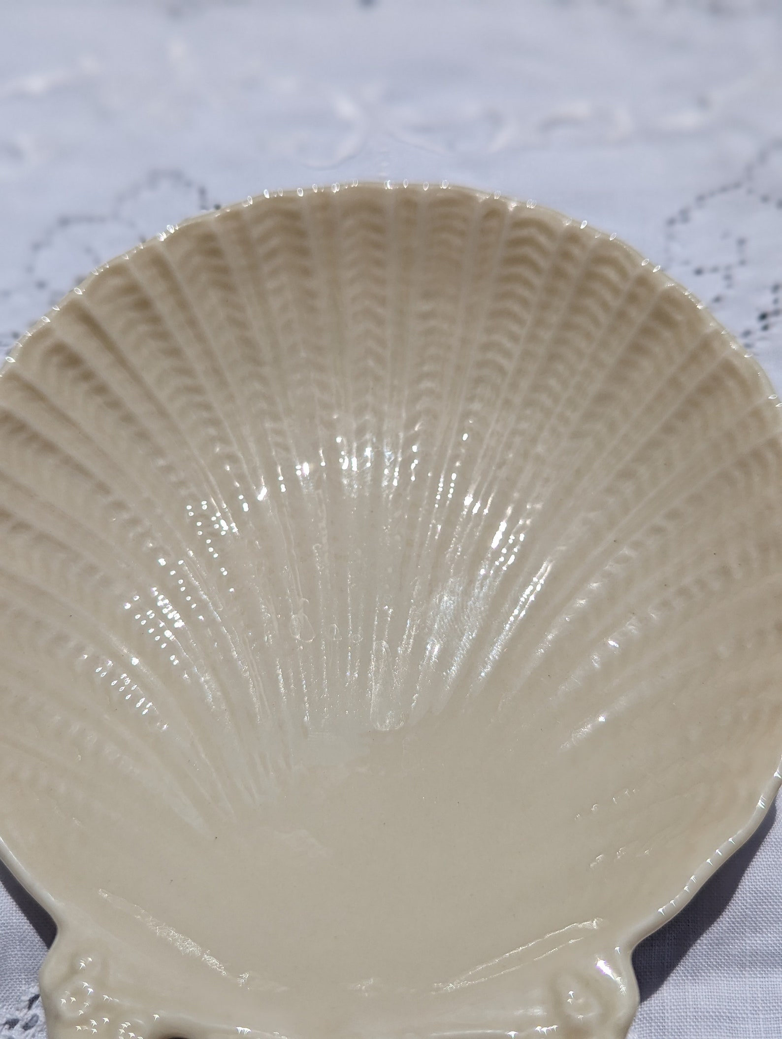 Pair of Vintage Belleek Shell Dishes in Shell Shape - Etsy