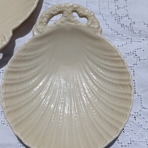 Pair of Vintage Belleek Shell Dishes in Shell Shape - Etsy