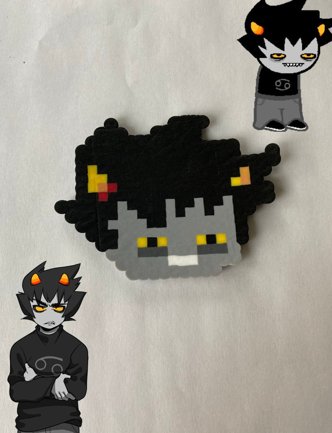 Karkat Vantas Homestuck Perler Bead - Etsy
