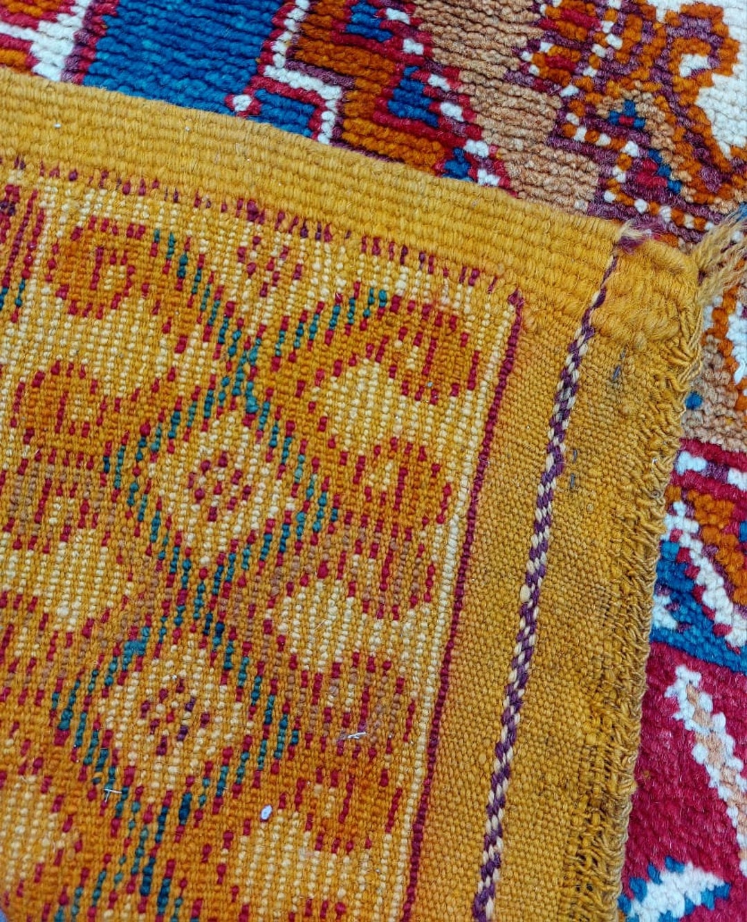 Handmade Vintage Woolen Kurdish Rug, Woolen Turkish Rugs, Area Rugs ...