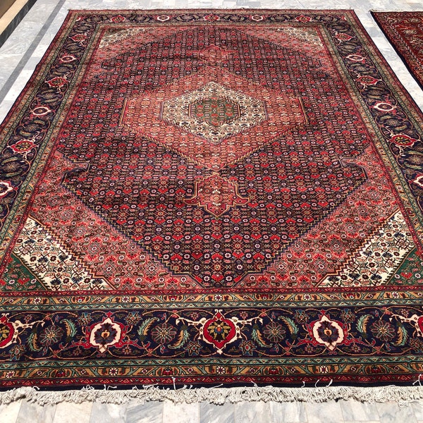 Tabriz Mahi Rug - Etsy