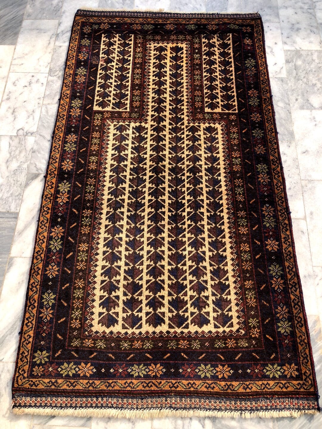 Vintage Prayer Rug Handmade Vintage Pray Rug 80 X 141 Cm Handmade Rugs ...
