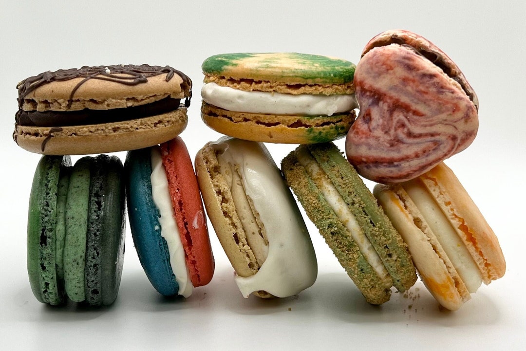 Surprise Flavor French Macarons: Mystery Macaron Sampler - Etsy
