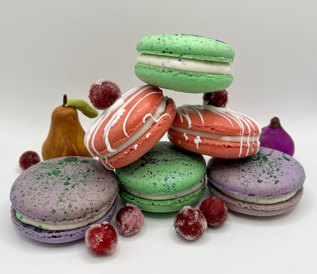Savory Pack Pear, Cranberry, Fig French Macaron 6, 12, 24 Savory ...