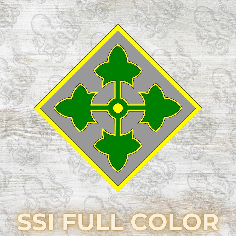4th Infantry Division Svg - Etsy