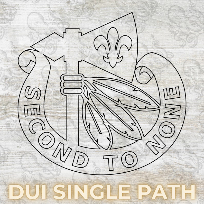 2nd Infantry Division SSI + DUI, Digital, SVG - Etsy