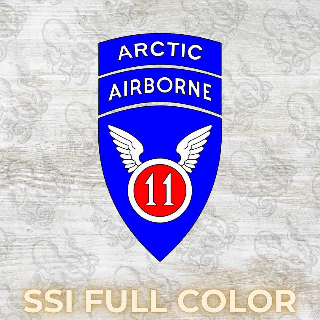 11th Airborne Division SSI + DUI + Trimming, Digital, SVG - Etsy