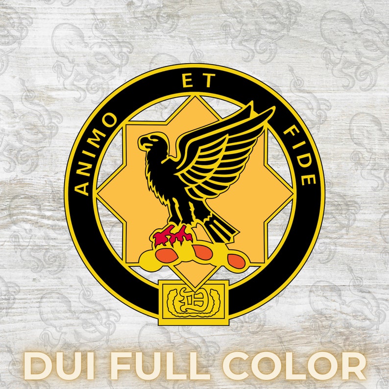 1st Cavalry Regiment DUI + COA , Digital, SVG - Etsy