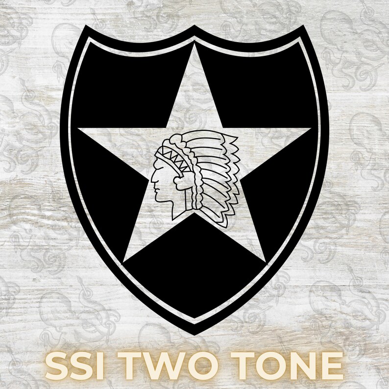 2nd Infantry Division SSI + DUI, Digital, SVG - Etsy