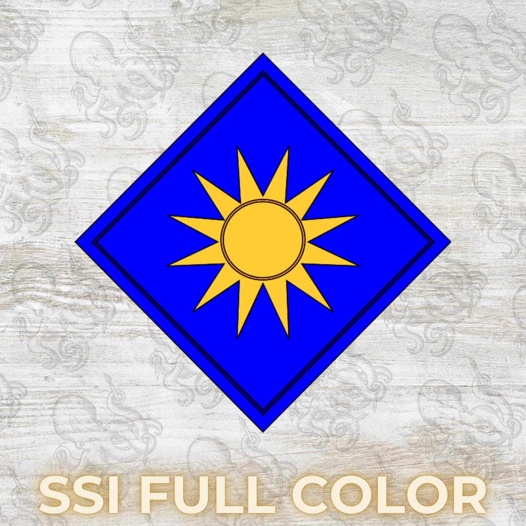 40th Infantry Division SSI + DUI + Flag, Digital, SVG - Etsy