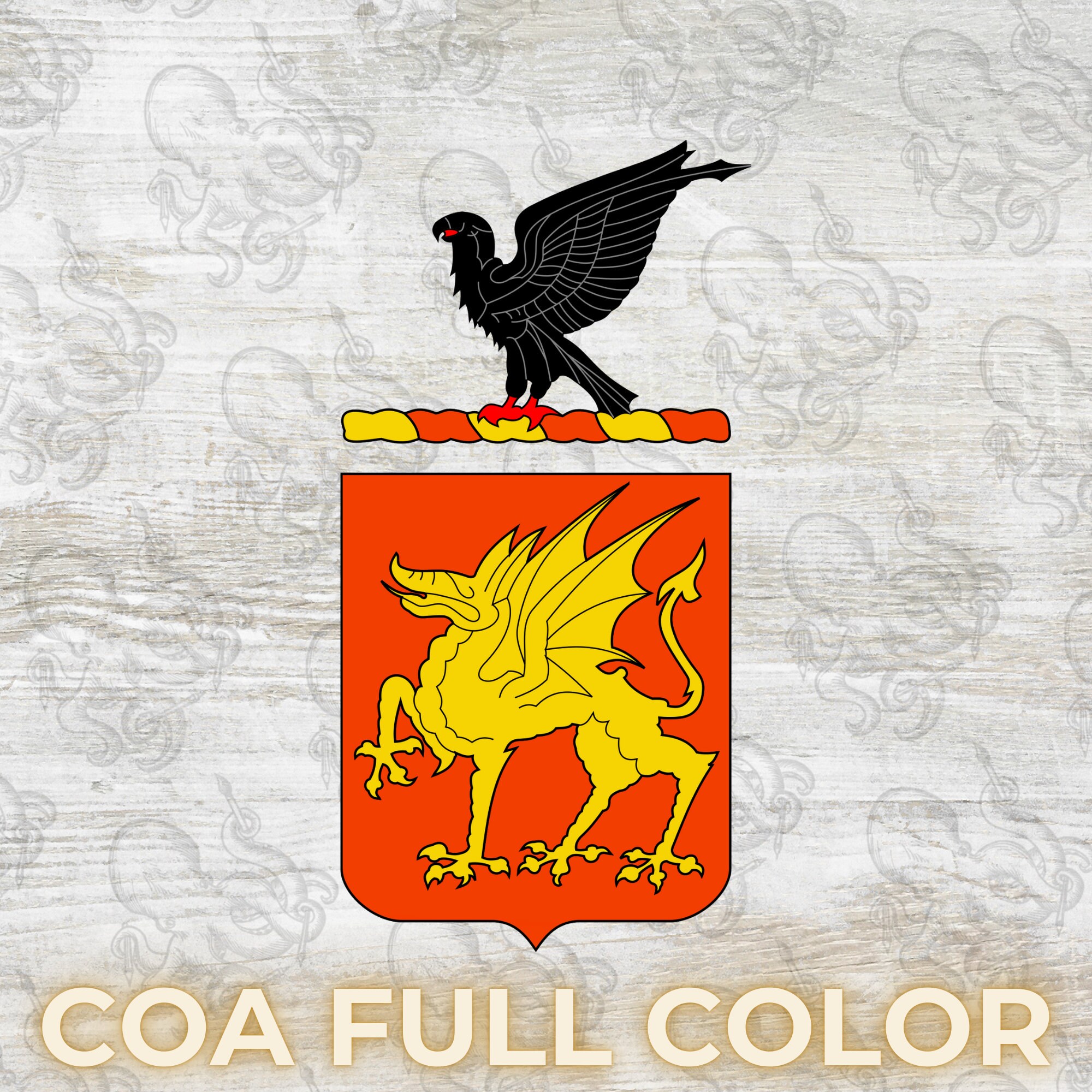 1st Cavalry Regiment DUI + COA , Digital, SVG - Etsy