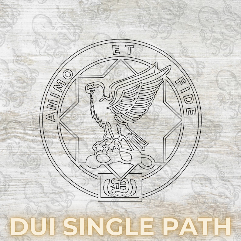 1st Cavalry Regiment DUI + COA , Digital, SVG - Etsy