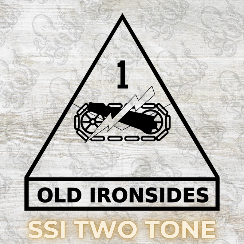 1st Armored Division SSI, Digital, SVG - Etsy
