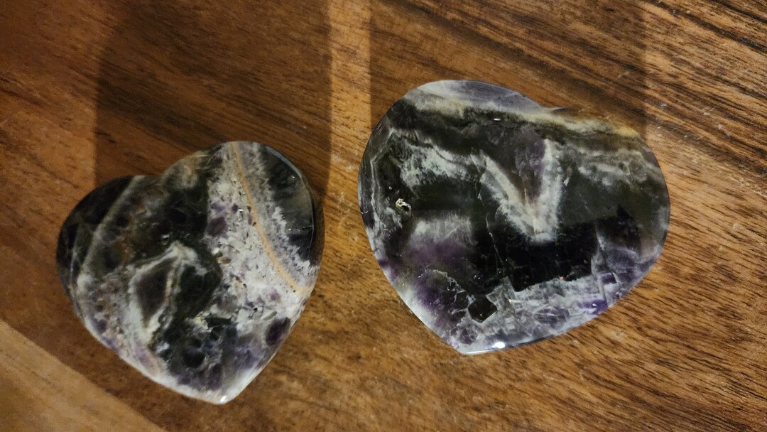 Dream Amethyst, Puffy Hearts, Hearts, Amethyst, Crystal, Crystals ...