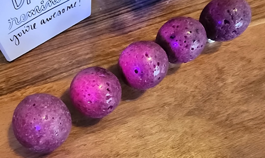 Ruby Sphere, Honeycomb Ruby, UV Reactive, Ruby Lovers, Spheres, Crystal ...