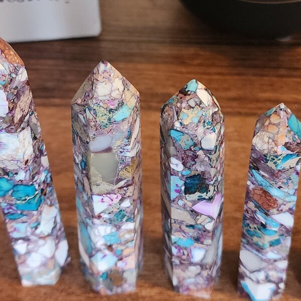 Turquoise Points Crystal - Etsy