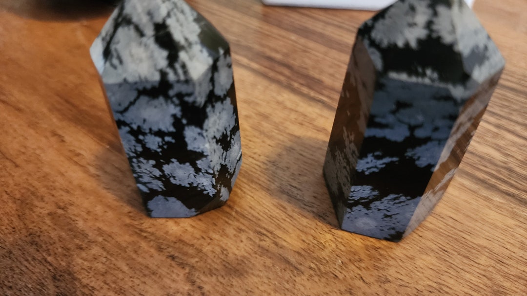 Mini Snowflake Obsidian Towers, Chunky Towers, Minis, Towers, Points, Crystals, Crystal ...