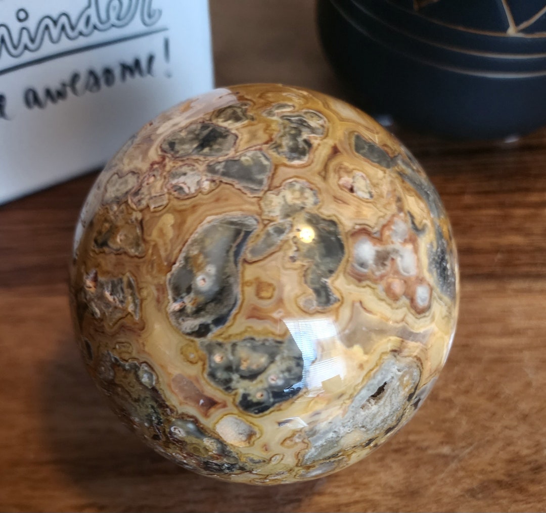 Crazy Lace, Crazy Lace Sphere, Sphere, Metaphysical, Crystal Community ...