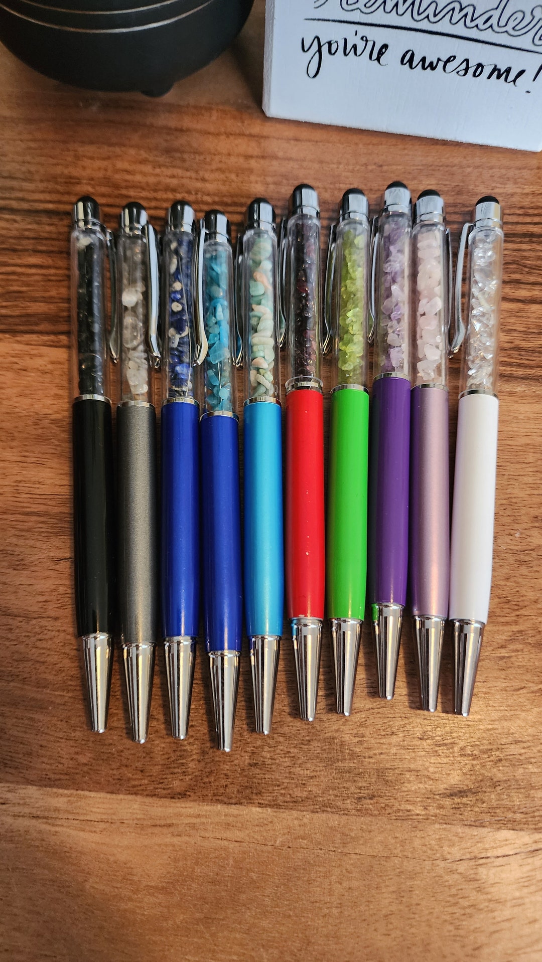 Crystal Pens, Crystals, Crystal Chips, Pens, Writing, Crystal Lovers ...