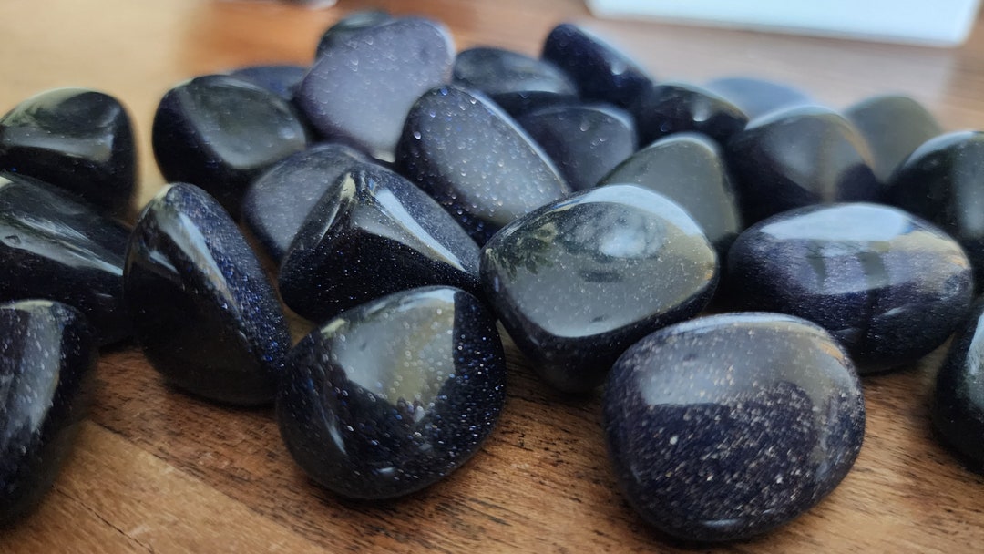 Blue Sandstone, Tumble, Tumbled Stone, Crystal Community, Crystal ...