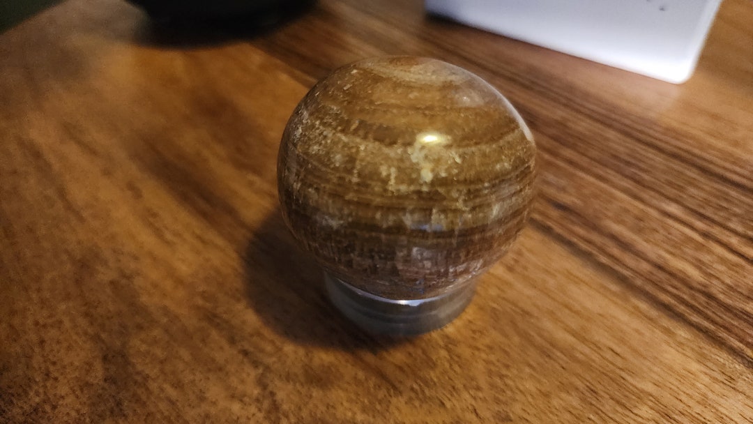 Mini but Mighty Aragonite Sphere, Aragonite, Sphere, Crystal, Crystals ...