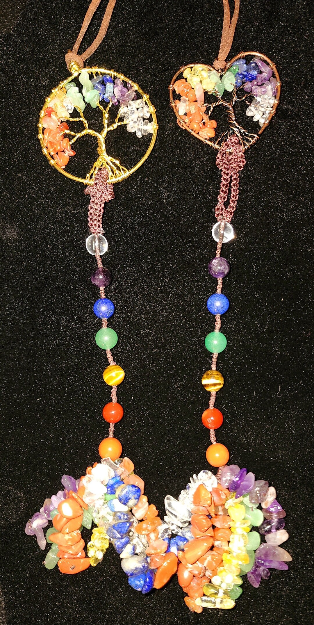 Chakra Chip Pendulums, Tree of Life, Two Designs, Pendulums, Chakra ...