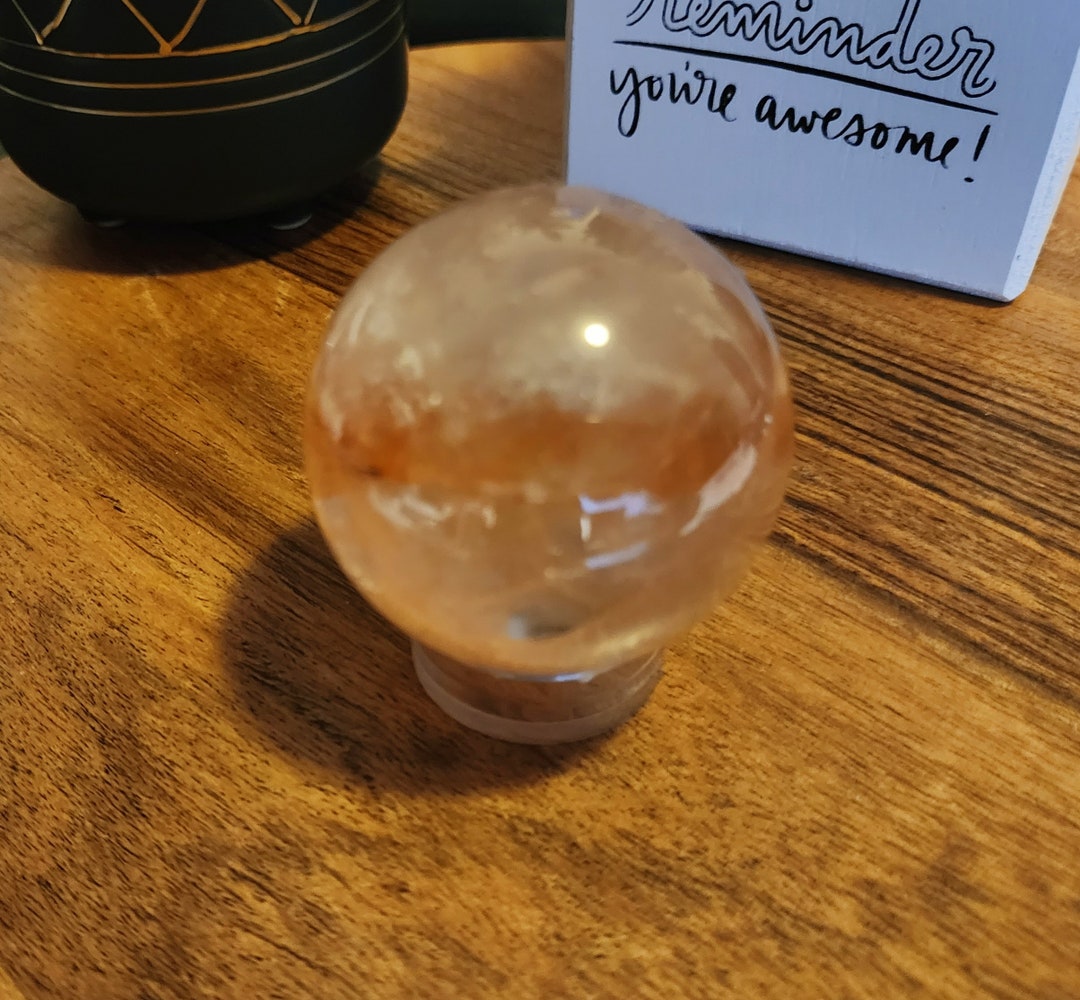 Fire Quartz Sphere, Flash, Quartz, Sphere, Crystal, Crystals ...