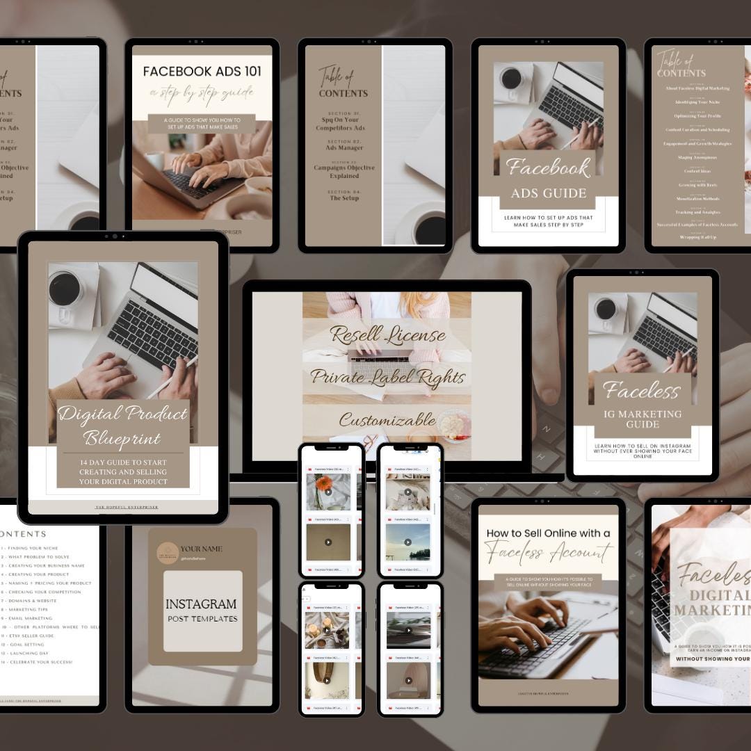 Done-for-you Digital Product Blueprint With Private Label Rights (PLR ...