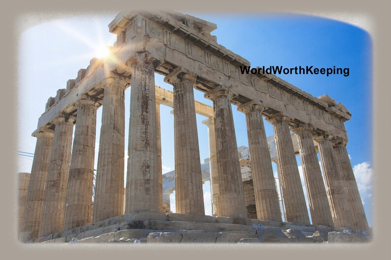 The Parthenon Athens, Instant Download Digital Print, Printable for ...