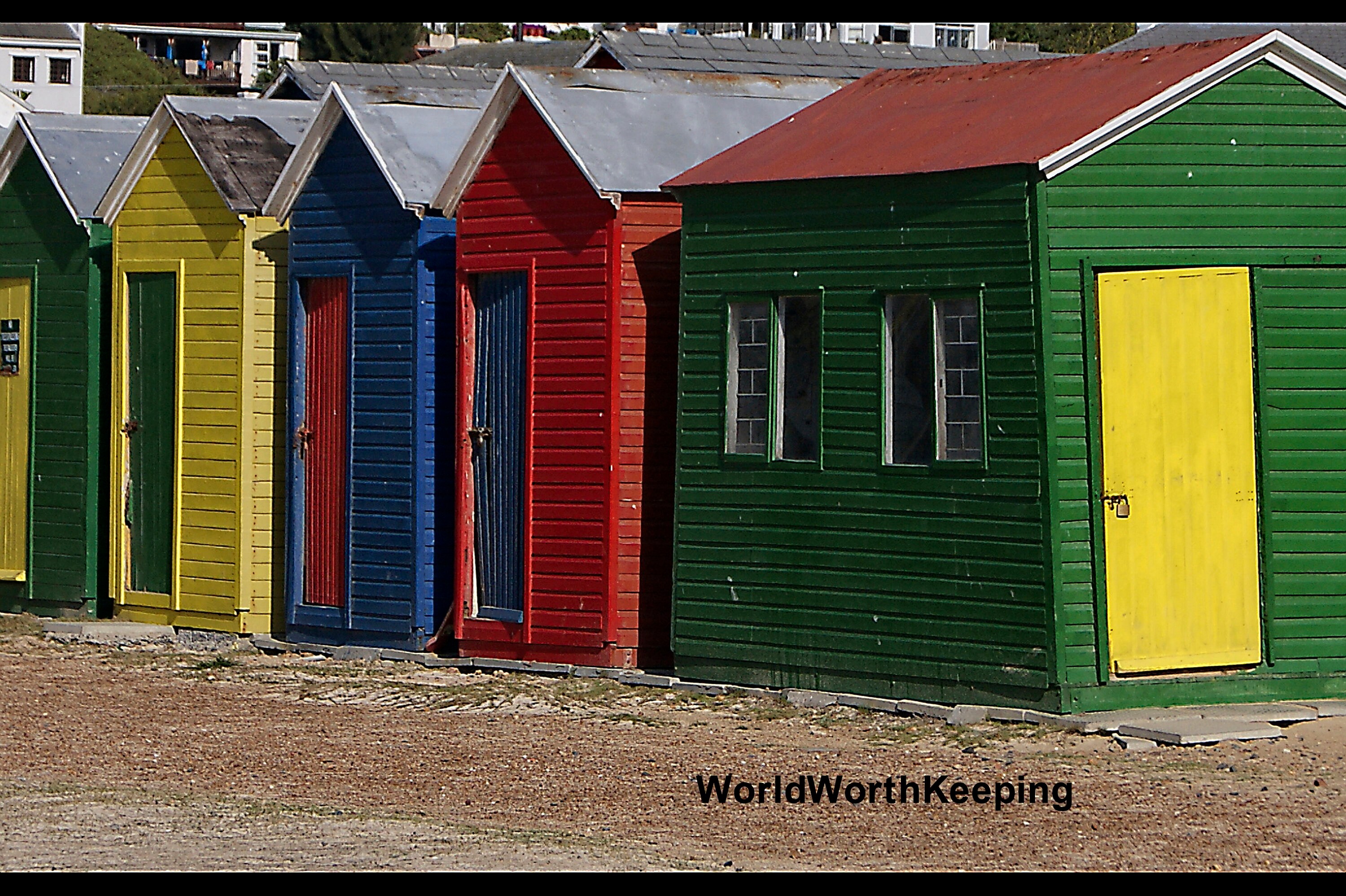 Colourful Beach Huts, Instant Download Digital Print, Printable - Etsy