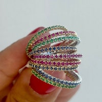 Sea Shell Diamond Necklace 14k Gold Hanging With a Loop. - Etsy