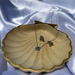 Elegant 14K Gold Sea Shell Diamond Stud Earrings - Surfer's Dream" - Etsy