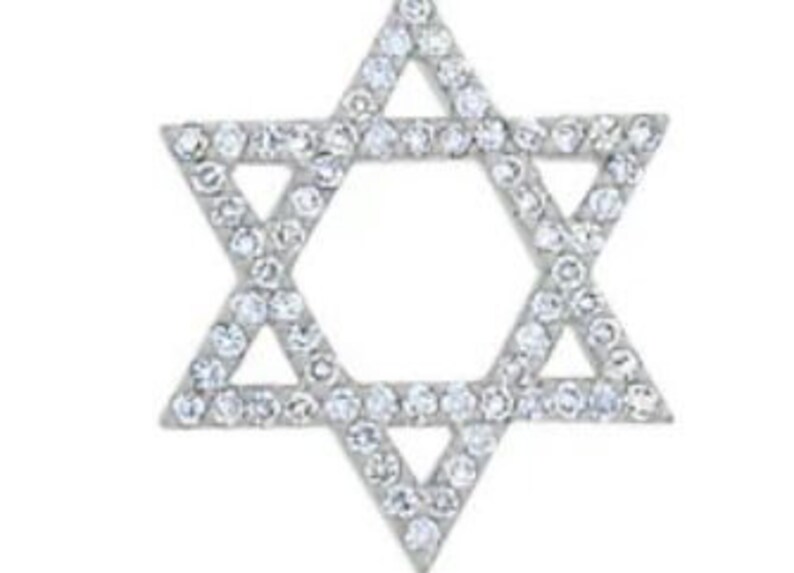 Star of David Diamond Necklace/ 14k Gold / Esther/jewish Gift ...