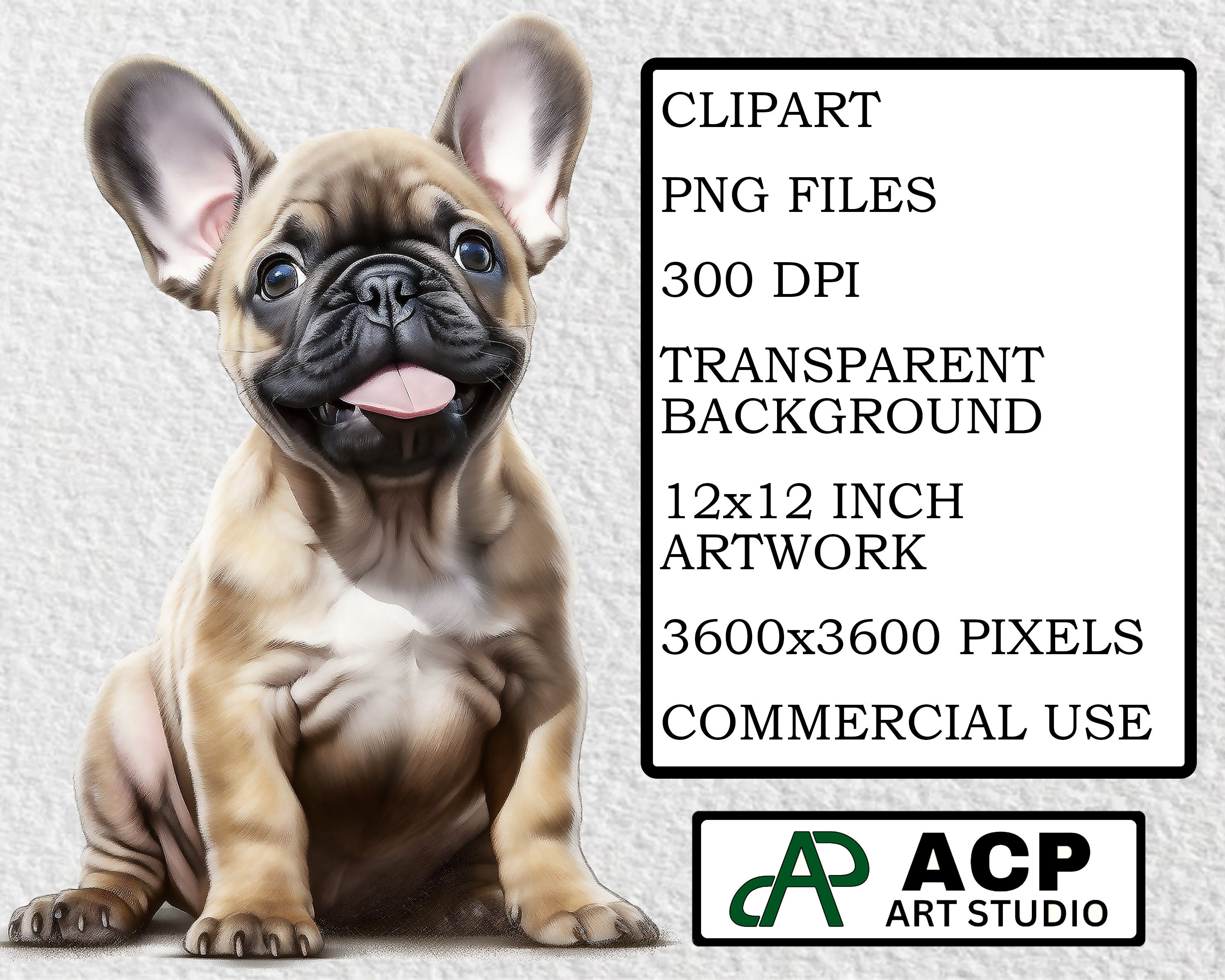 French Bulldog Clipart French Bulldog PNG Watercolor French - Etsy