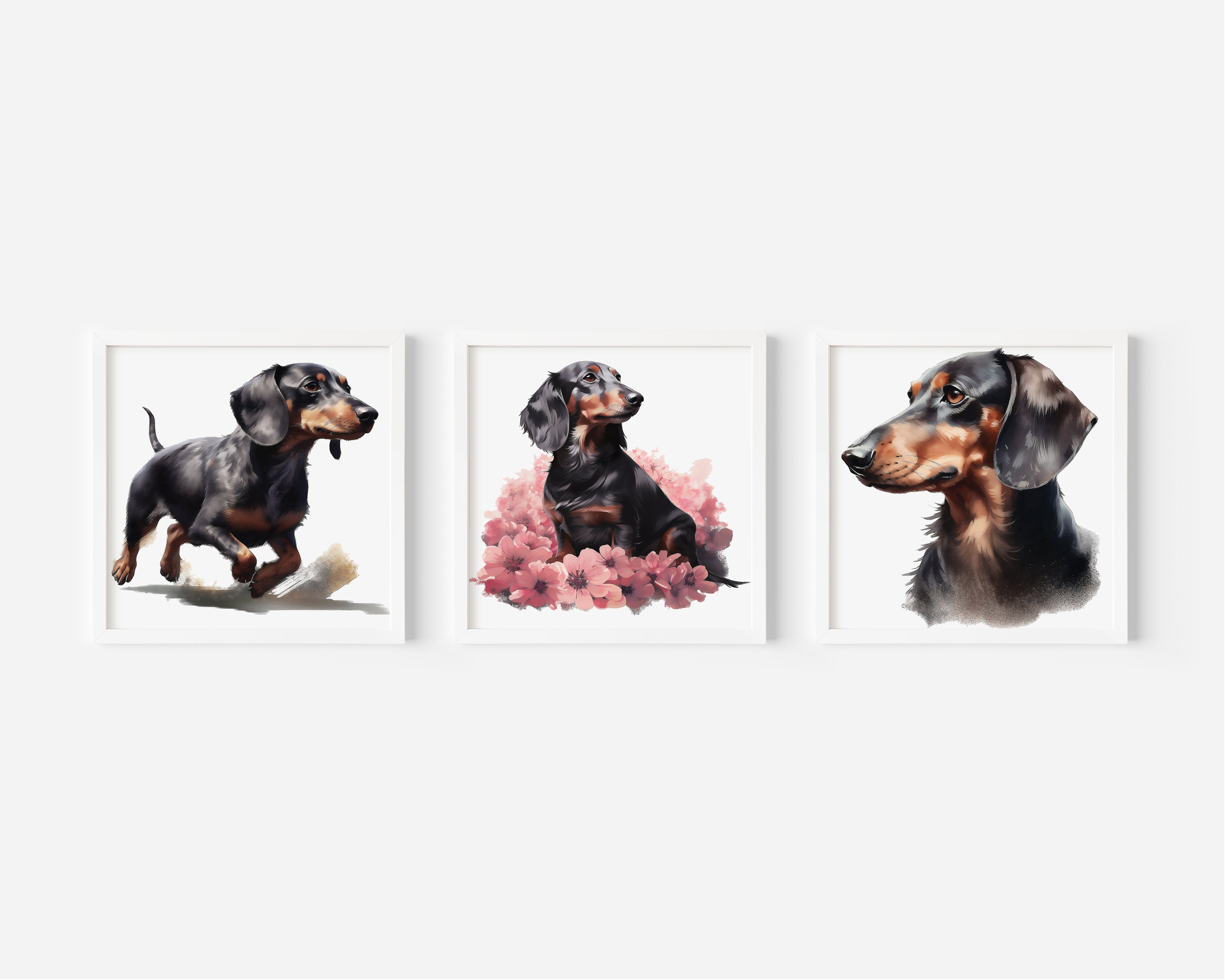 Dachshund Clipart Dachshund PNG Watercolor Dachshunds Clip - Etsy