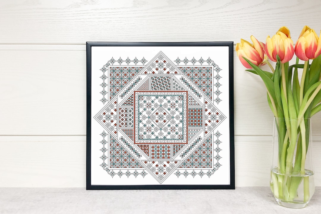 Blackwork Celtic Sampler Cross Stitch PDF Pattern Embroidery - Etsy Canada