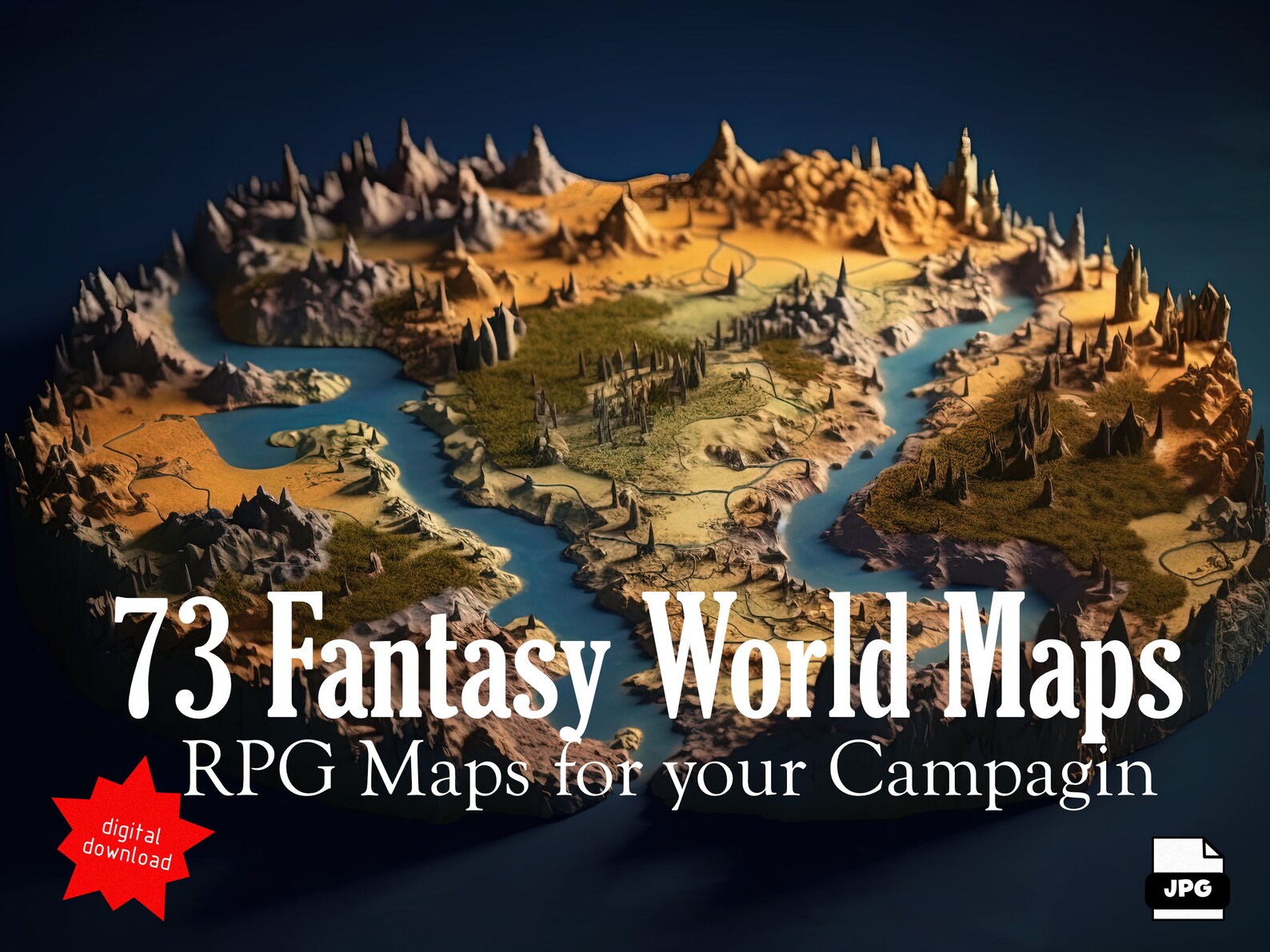 High-resolution Digital World Maps Pack 73 JPG Images for Dnd - Etsy ...