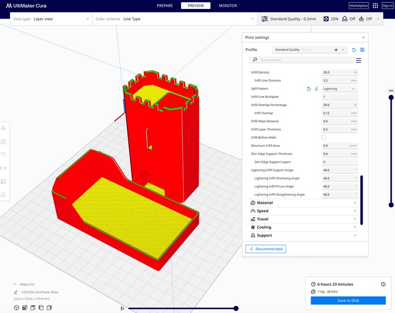 Dnd Dice Tower STL File: 3D Print TTRPG Game Master Gift (digital ...