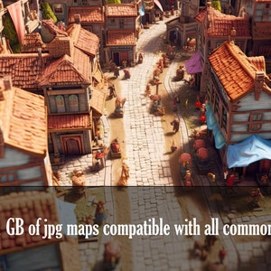 High-resolution Digital Town Map Pack, 199 JPG Images for Dnd / TTRPG ...