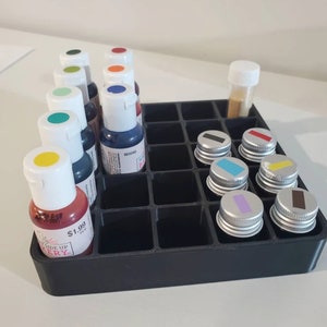 Gel Food Color Organizer 5x5: 3D Print STL File (digital Download) - Etsy