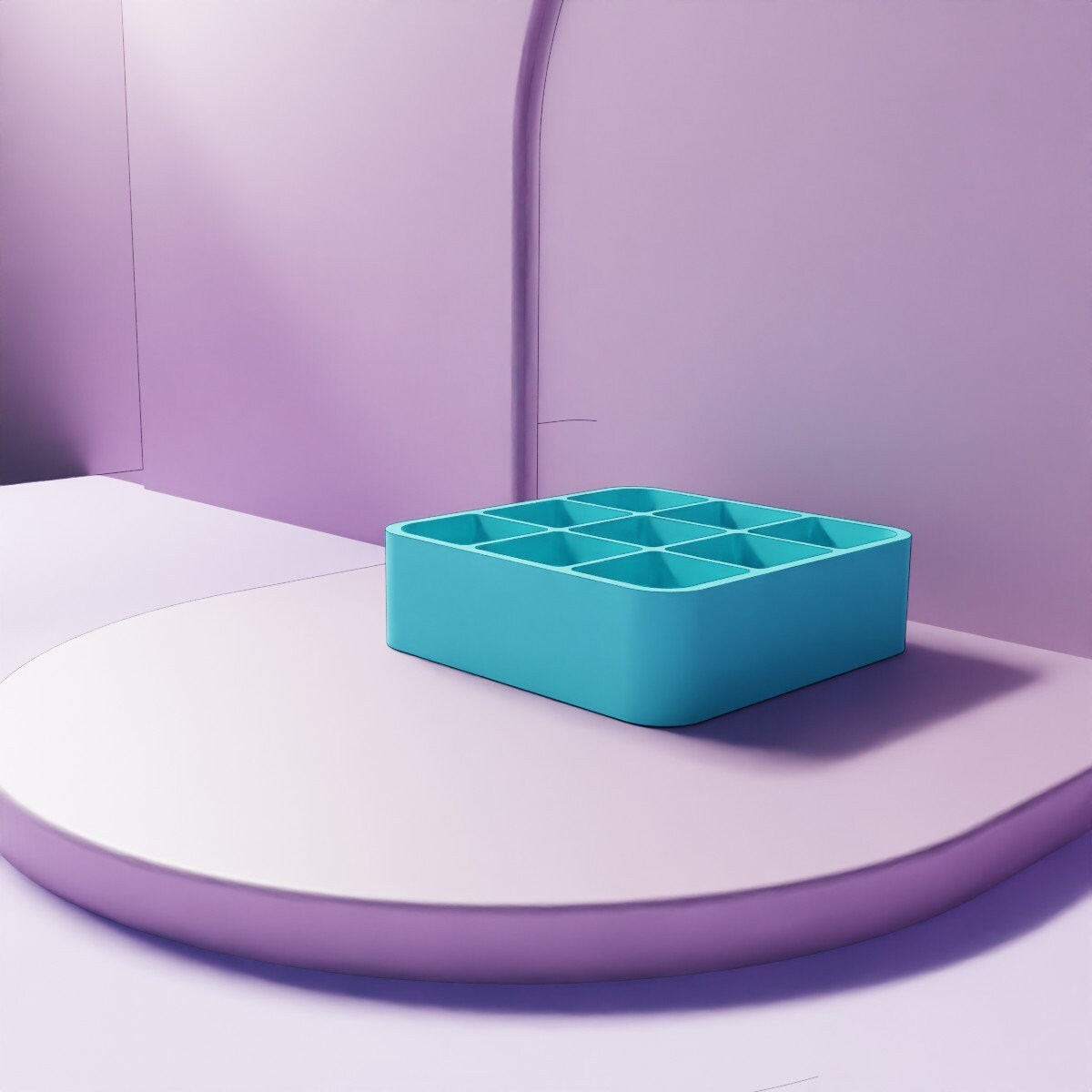 Gel Food Color Organizer 3x3: 3D Print File (STL) - Etsy
