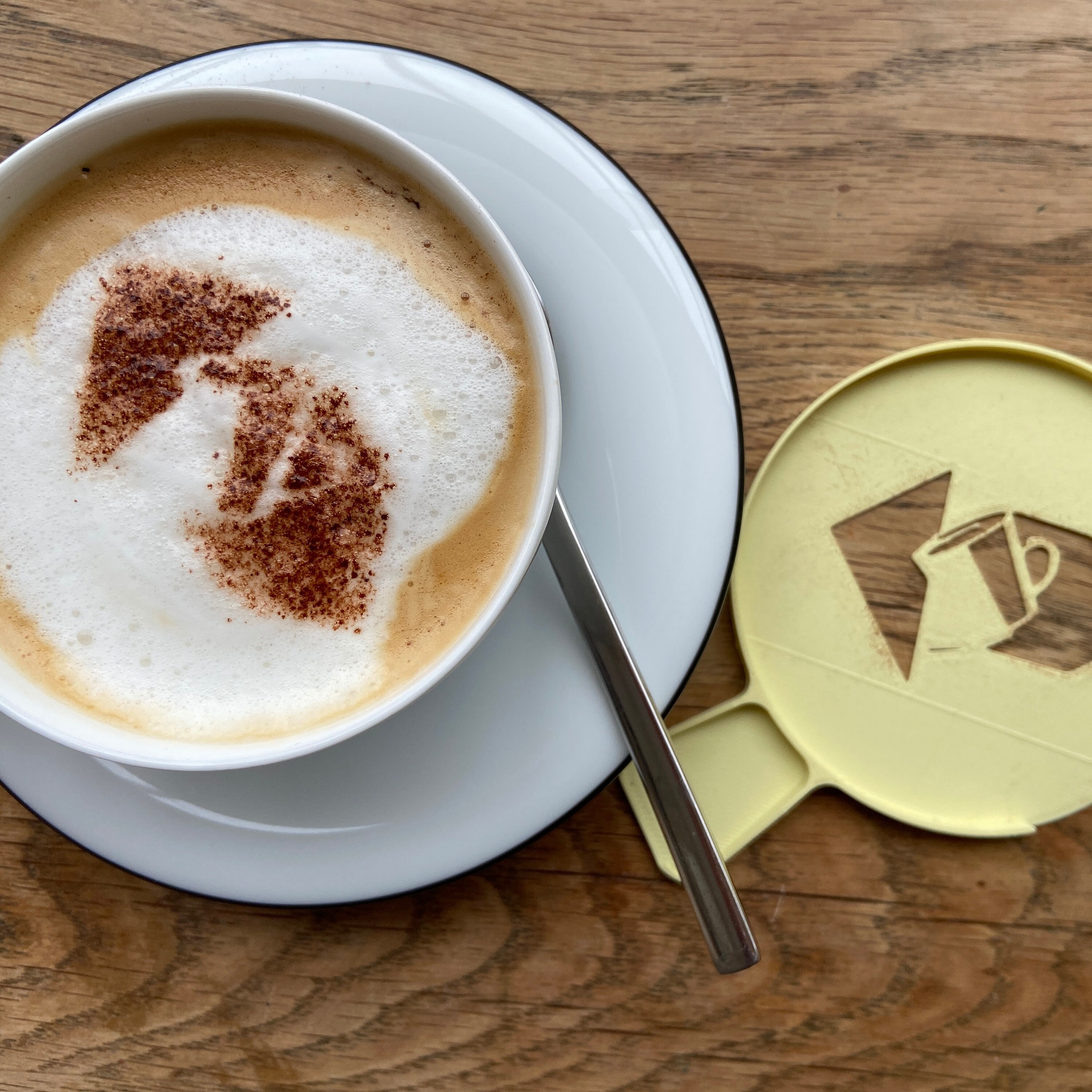 Cookie and Coffee Sprinkler STL Coffee Stencil Design, Coffee Sprinkler ...