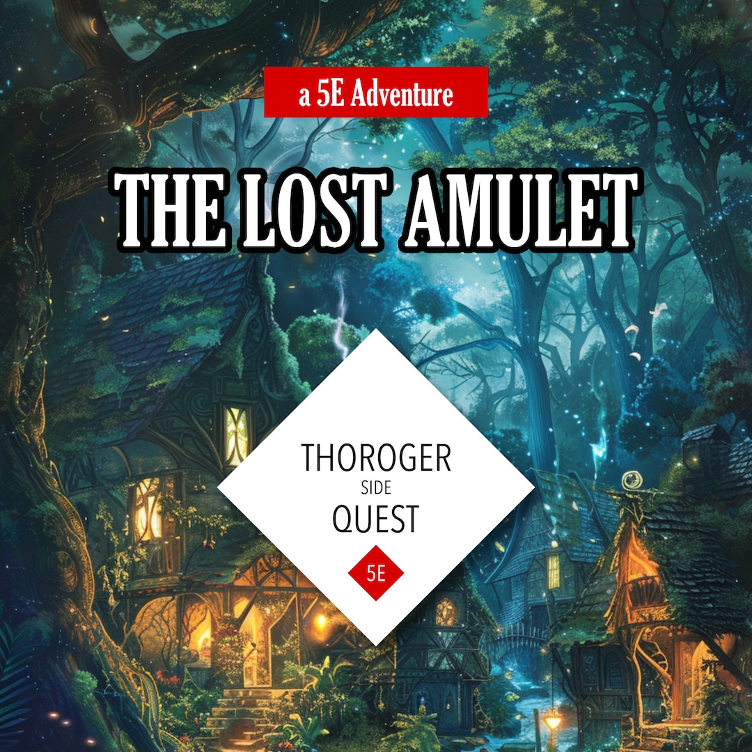 Digital TTRPG 5e Side Quest Adventure: the Lost Amulet - Enhance ...