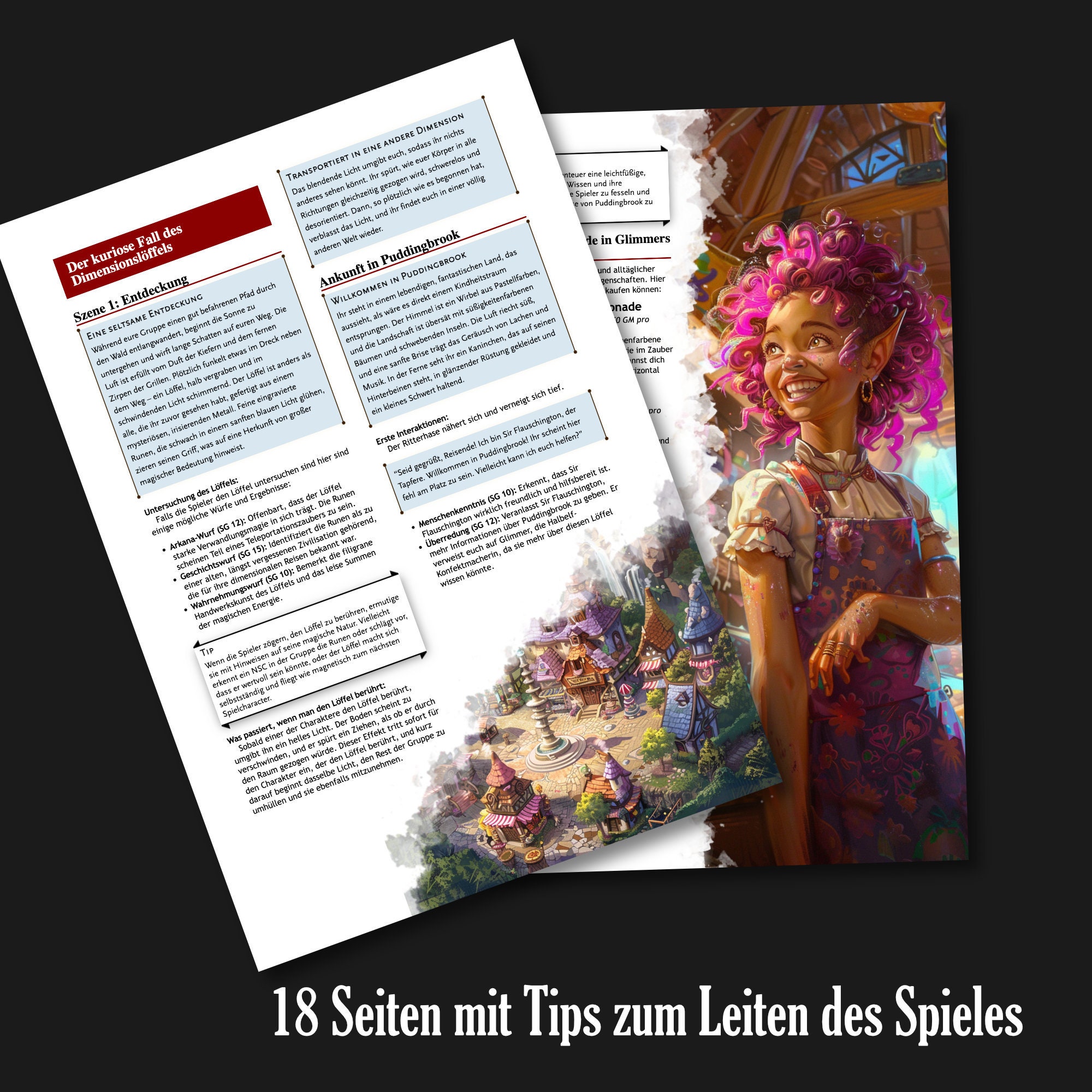 Digital TTRPG 5e Side Quest Adventure in German Language - Perfect Game ...