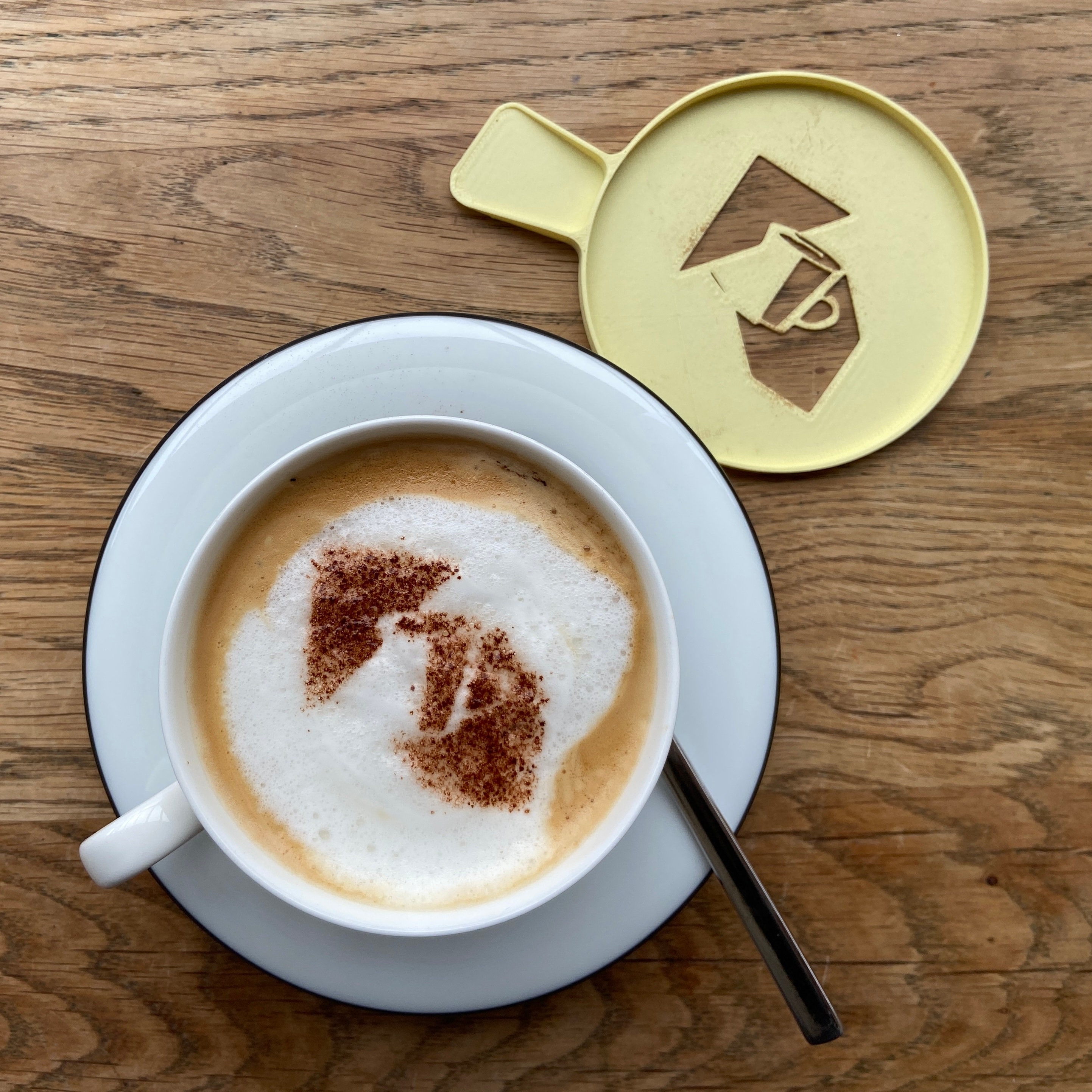 Cookie and Coffee Sprinkler STL Coffee Stencil Design, Coffee Sprinkler ...