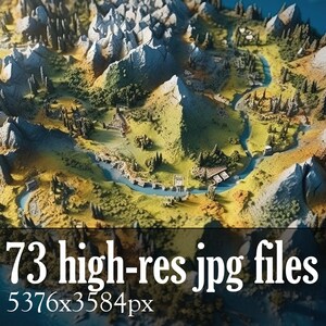 High-resolution Digital World Maps Pack, 73 JPG Images for Dnd / TTRPG ...