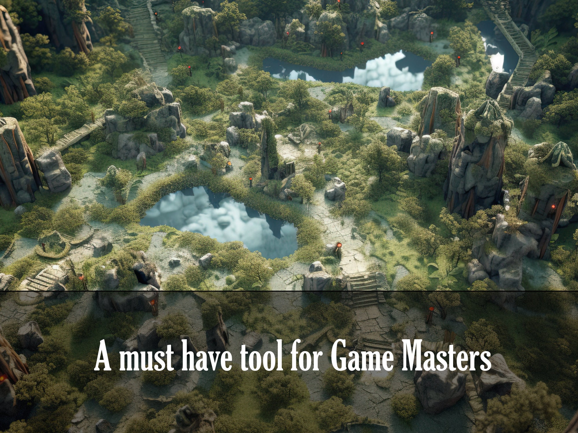 High-resolution Digital Forest Maps Pack, 68 JPG Images for Dnd / TTRPG ...