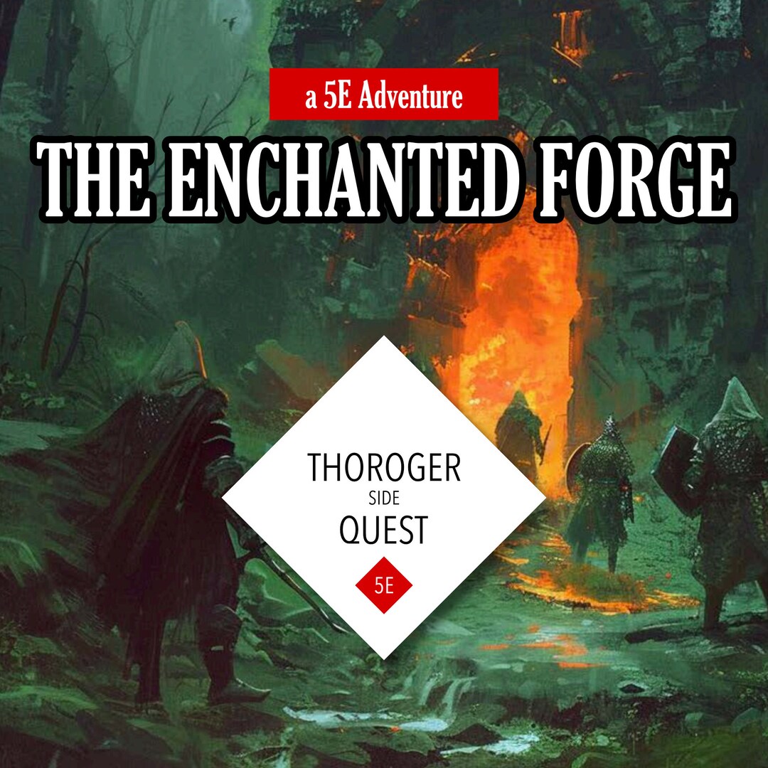 5e Side Quest: the Enchanted Forge - Digital TTRPG Adventure (PDF) - Etsy
