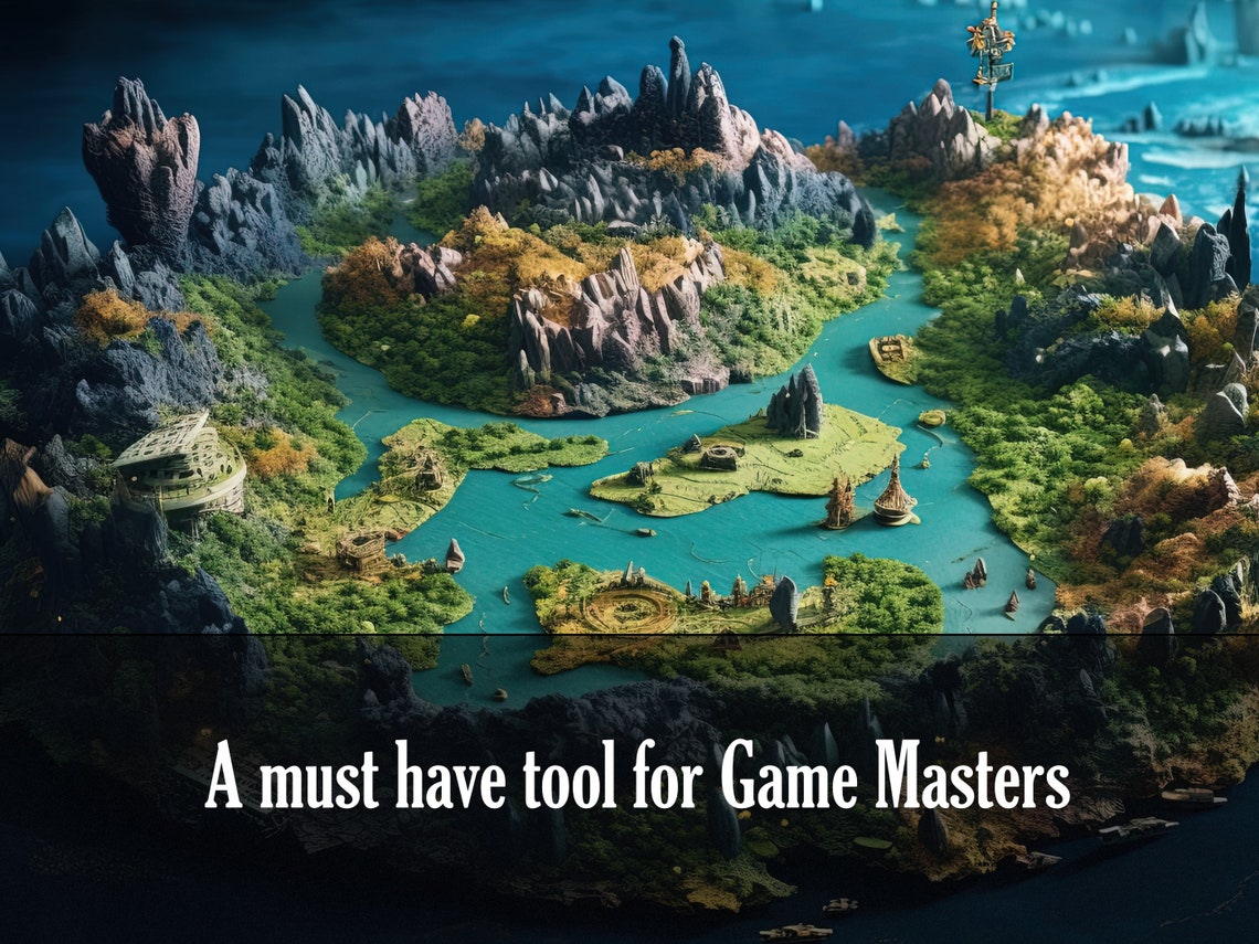 73 Fantasy World Maps: Inspiration Für Die RPG Kampagne (digital ...